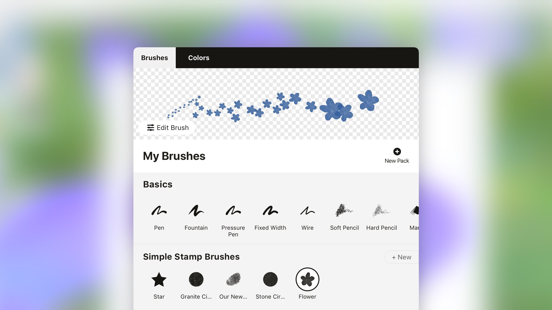 Create a Photo-Based Brush • Concepts App • Infinite, Flexible Sketching