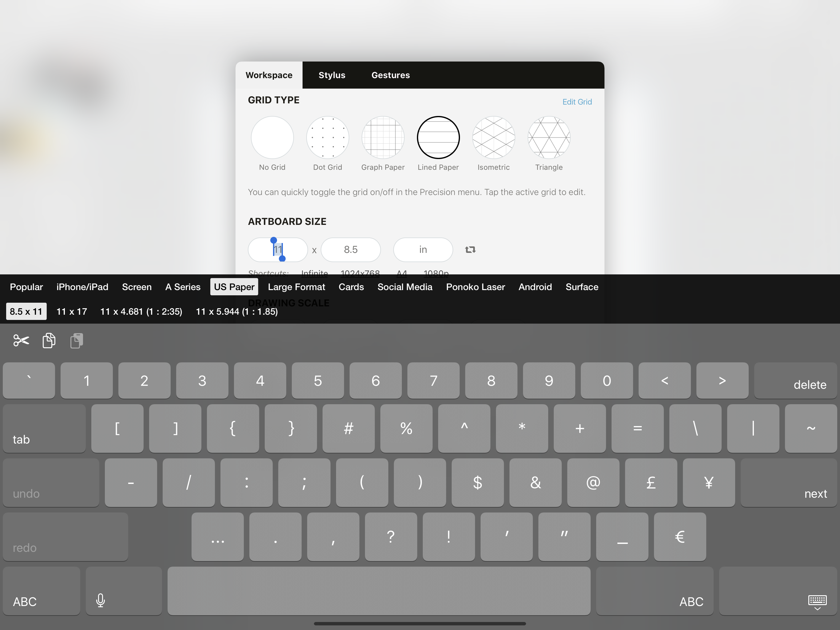 How To Create Lined Paper Concepts App Infinite Flexible Sketching