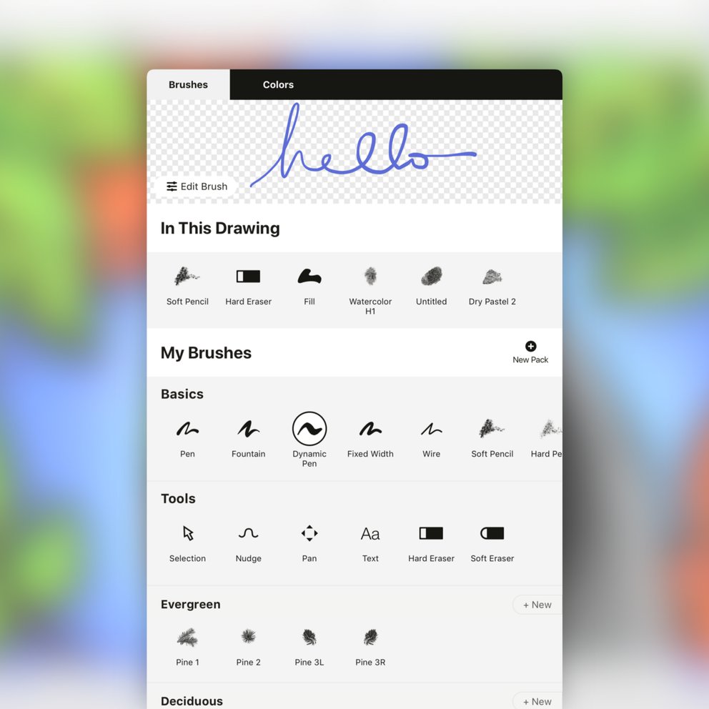 Setting Up Your Menus, Brushes and Presets • Concepts App • Infinite ...