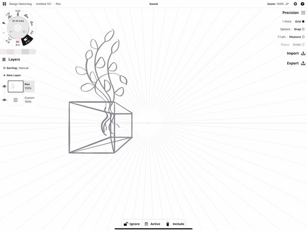 How to Sketch with a Perspective Grid • Concepts App • Infinite ...