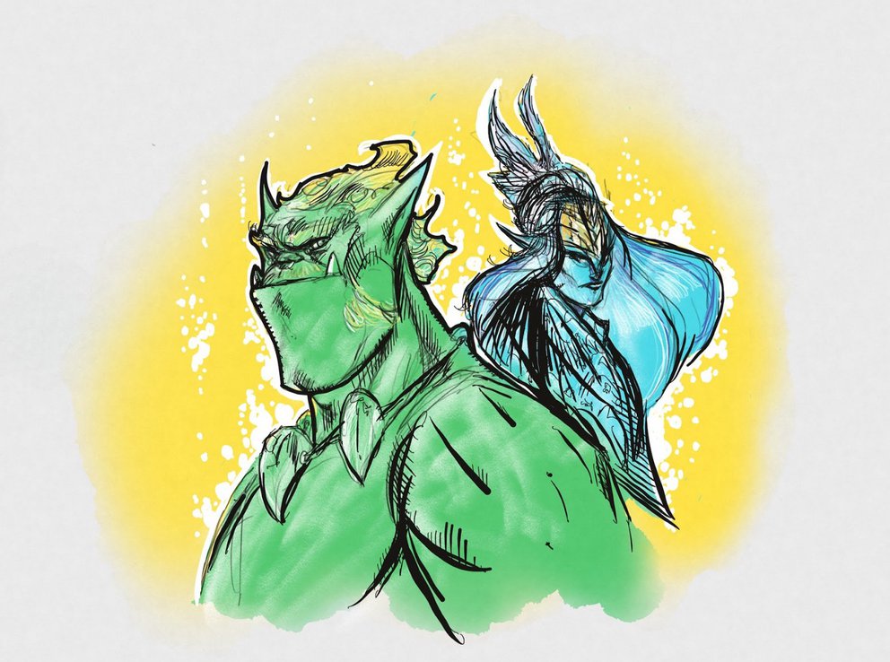 Comic Character Sketching • Concepts App • Infinite, Flexible Sketching