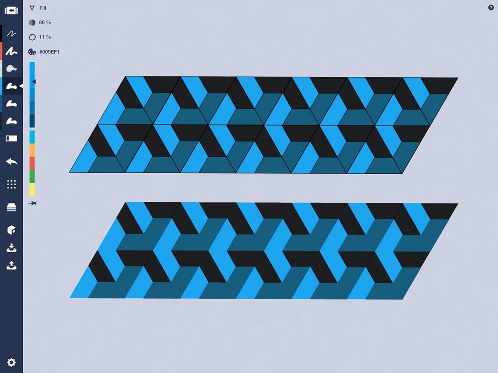 Create Your Own Geometric Illusions • Concepts App • Infinite, Flexible ...