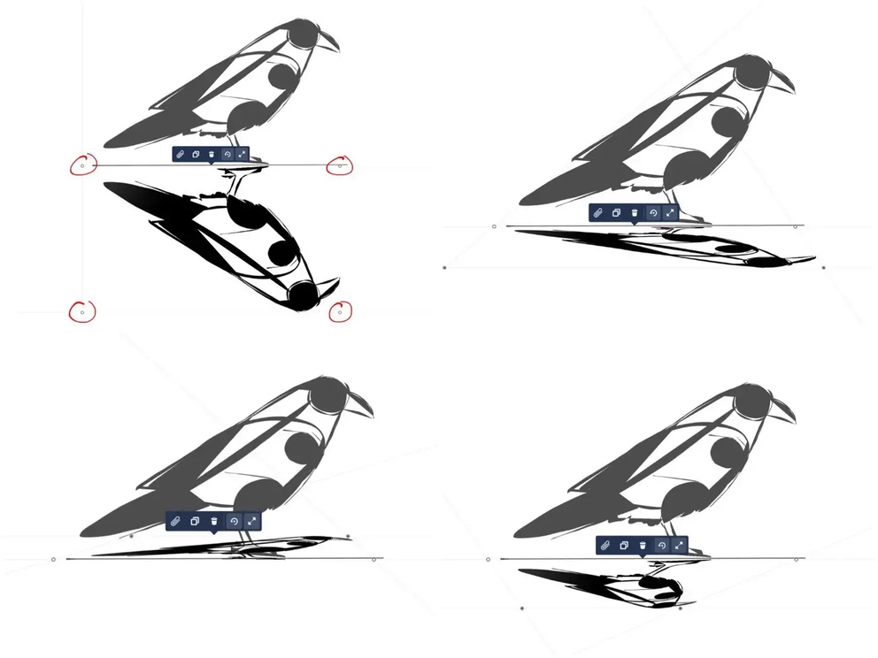How to Make an Easy Reflection • Concepts App • Infinite, Flexible ...