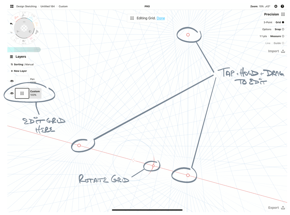 How to Set Up a Perspective Grid in Concepts • Concepts App • Infinite ...