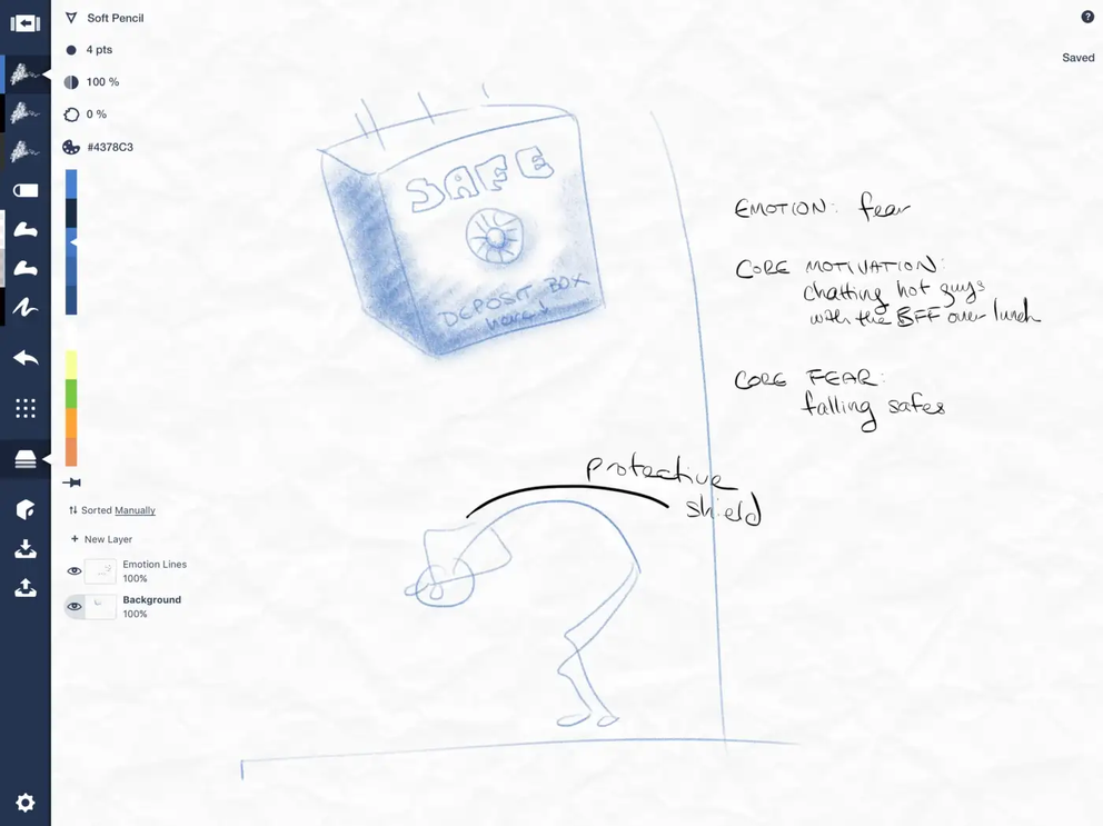 Character Sketching Basics • Concepts App • Infinite Flexible Sketching