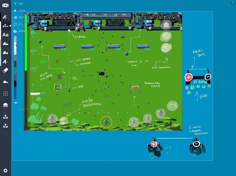 Workflow In, Game Design Out • Concepts App • Infinite, Flexible Sketching