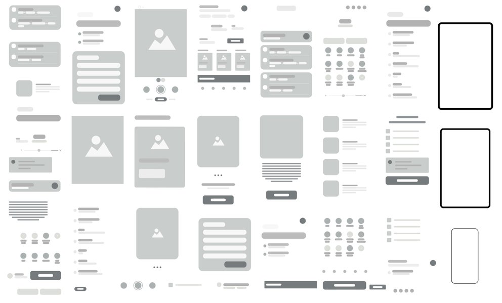 Android Wireframing Object Pack • Concepts App • Infinite, Flexible ...