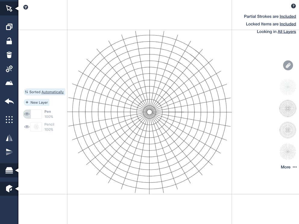 How to Draw a Mandala in Concepts • Concepts App • Infinite, Flexible ...