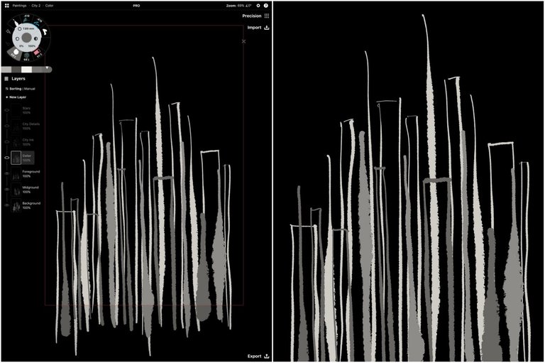 Draw A Cityscape • Concepts App • Infinite, Flexible Sketching