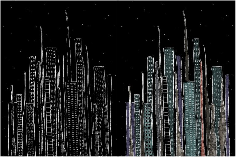 Draw A Cityscape • Concepts App • Infinite, Flexible Sketching