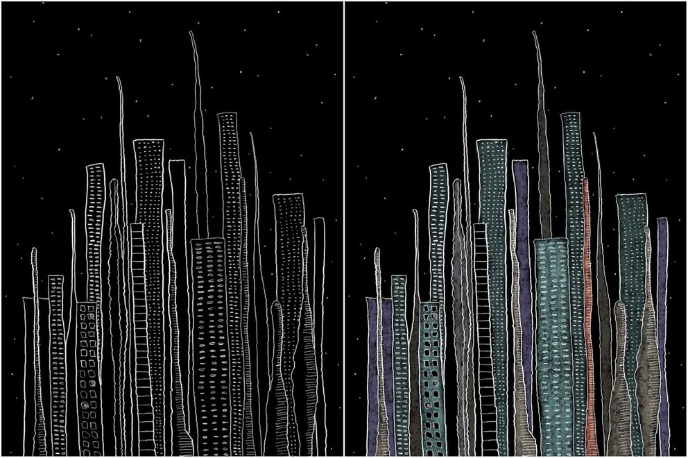 Draw A Cityscape • Concepts App • Infinite, Flexible Sketching