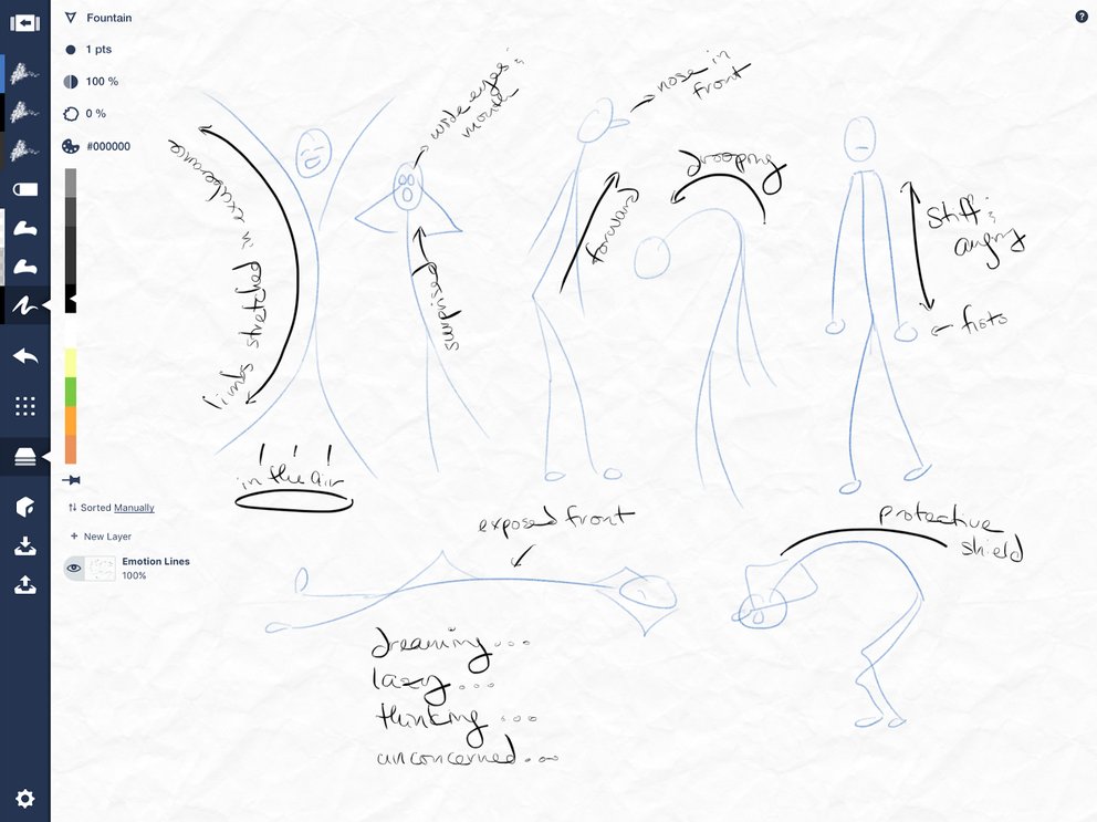 Character Sketching Basics • Concepts App • Infinite Flexible Sketching