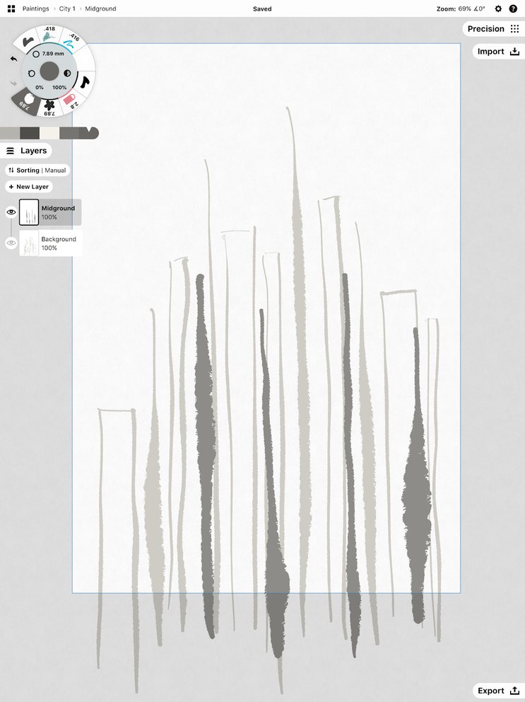 Draw A Cityscape • Concepts App • Infinite, Flexible Sketching