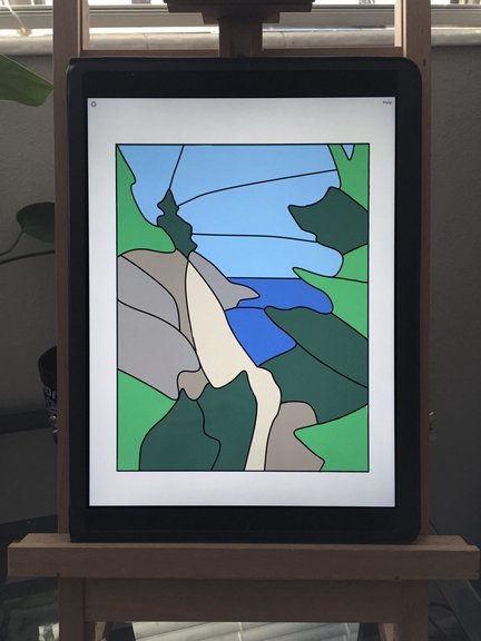 How to Design a Stained Glass Window on iPad • Concepts App • Infinite ...