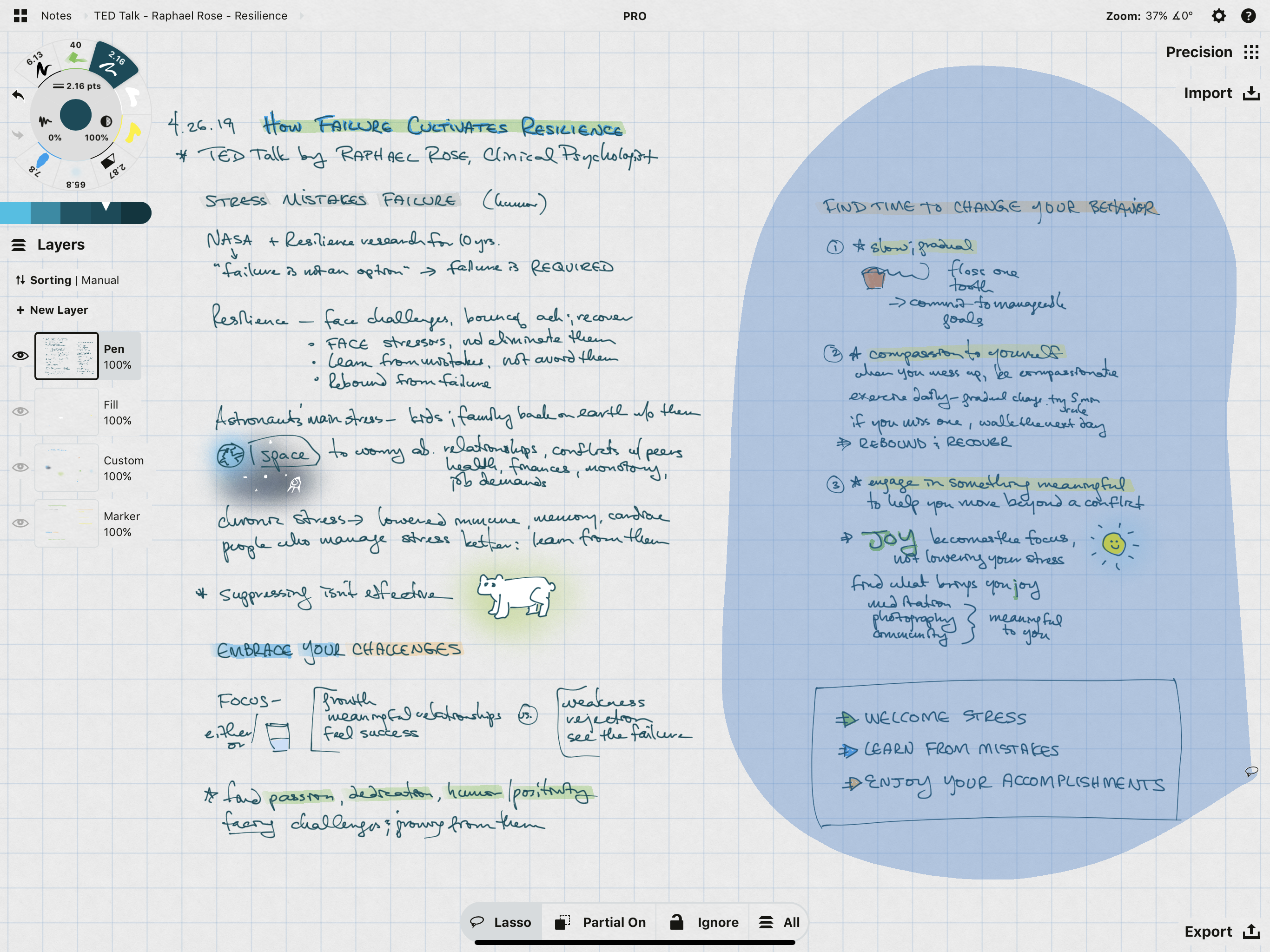 Sketchnoting on your iPad • Concepts App • Infinite, Flexible Sketching