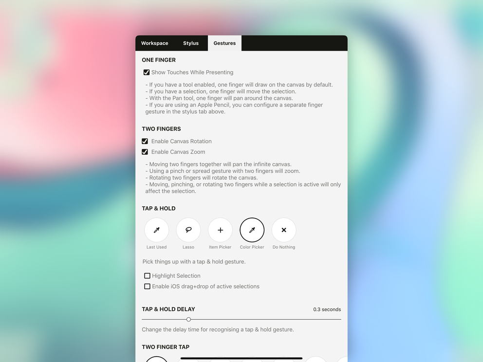 How To Use The Color Picker • Concepts App • Infinite Flexible Sketching