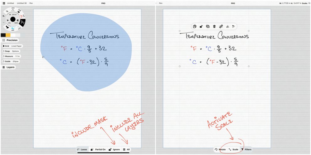 How to Create Lined Paper • Concepts App • Infinite, Flexible Sketching