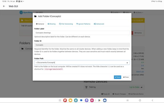 How to Use Syncthing to Sync Your Drawings • Concepts App • Infinite, Flexible Sketching