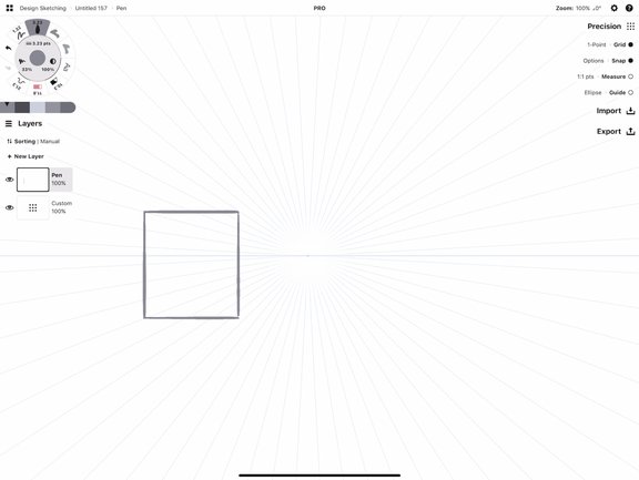 How to Sketch with a Perspective Grid • Concepts App • Infinite, Flexible Sketching