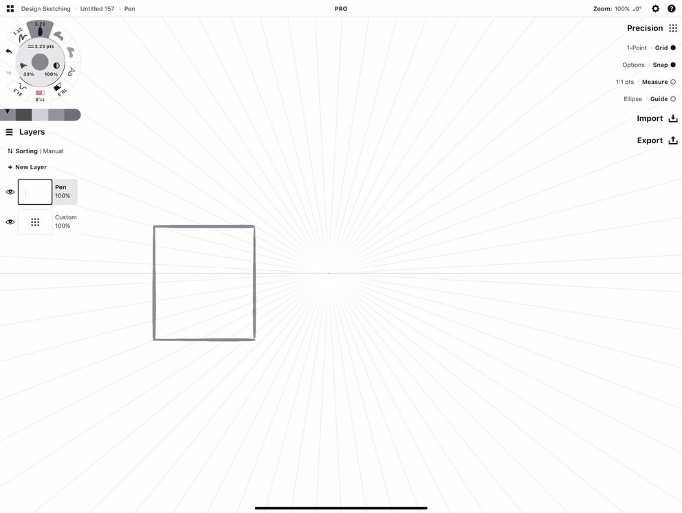 How to Sketch with a Perspective Grid • Concepts App • Infinite ...
