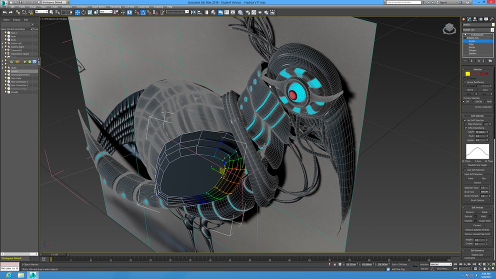 3D Rendering a Mechanical Ibis • Concepts App • Infinite, Flexible ...