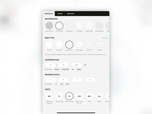 How to Edit Your Grid • Concepts App • Infinite, Flexible Sketching