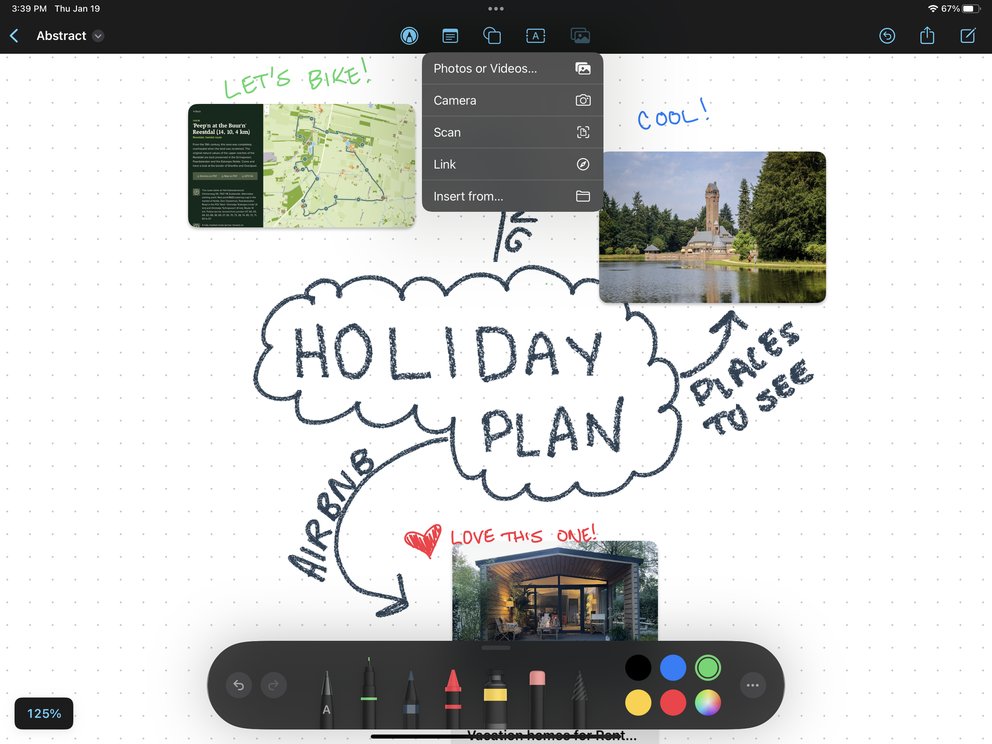 Freeform vs Concepts App • Concepts App • Infinite, Flexible Sketching