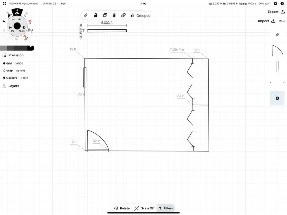 How to Create a Floor Plan • Concepts App • Infinite, Flexible Sketching