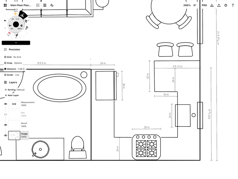 How to Create a Floor Plan • Concepts App • Infinite, Flexible Sketching