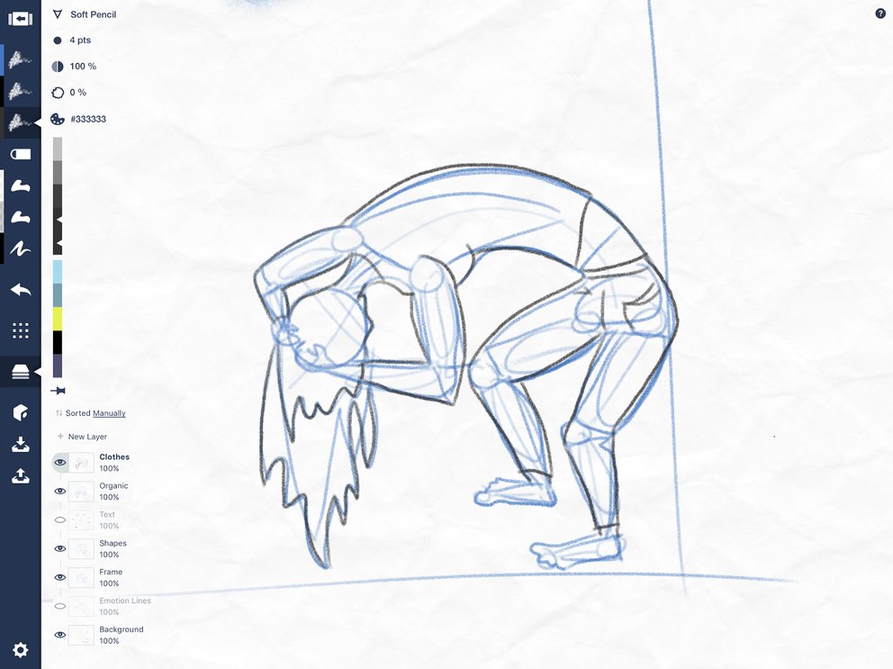 Character Sketching Basics • Concepts App • Infinite Flexible Sketching
