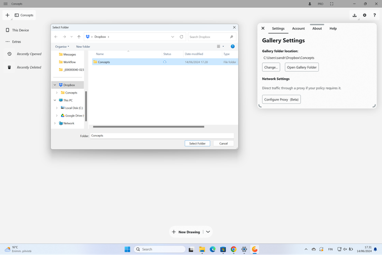 How to Use Dropsync and Dropbox to Sync Your Drawings • Concepts App ...