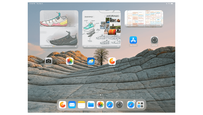 How to Use Widgets • Concepts App • Infinite, Flexible Sketching