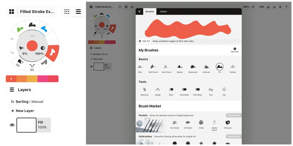 Drawing Shapes Instead of Lines: 8 Exercises for Filled Stroke ...