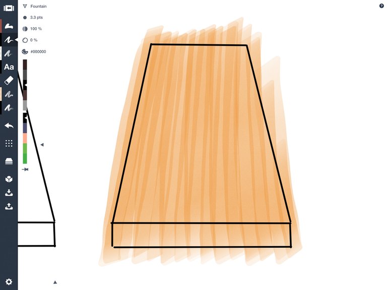 How to Draw Wood Textures • Concepts App • Infinite, Flexible Sketching