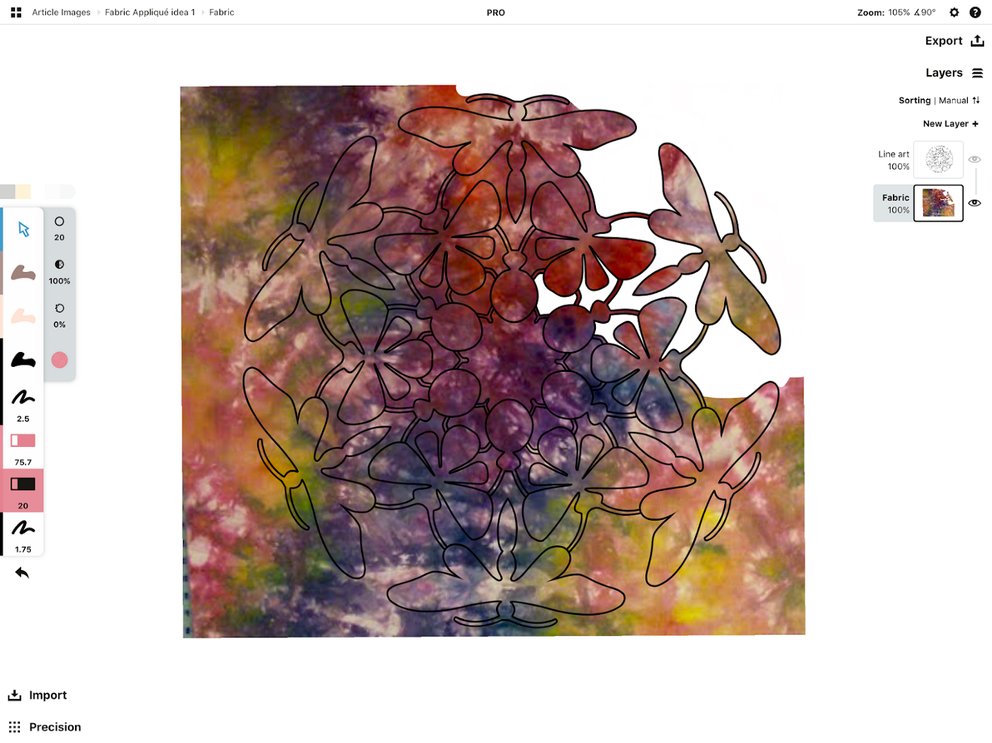 Adding Color and Pattern to Designs • Concepts App • Infinite, Flexible ...