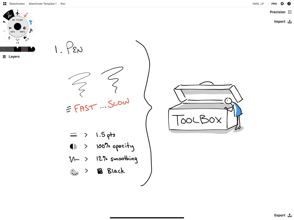 The Concepts Sketchnoting Toolbox • Concepts App • Infinite, Flexible ...