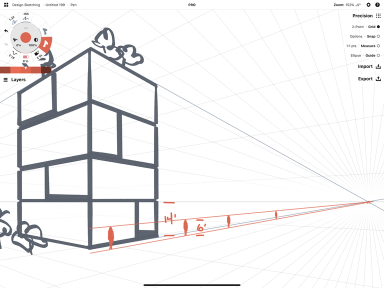 How to Sketch with a Perspective Grid • Concepts App • Infinite ...