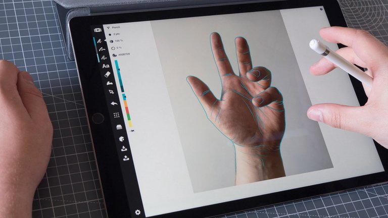 Draw Your Own Hand • Concepts App • Infinite, Flexible Sketching