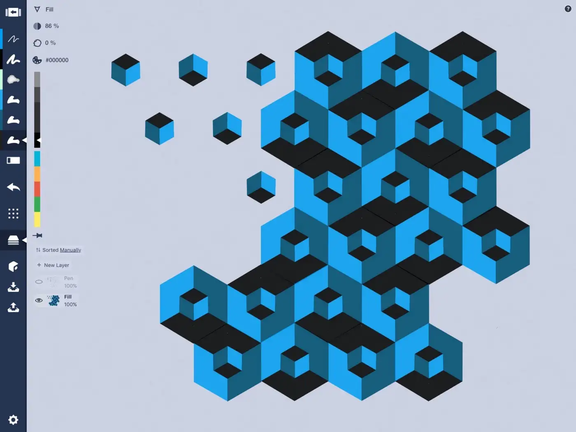 Create Your Own Geometric Illusions • Concepts App • Infinite, Flexible ...