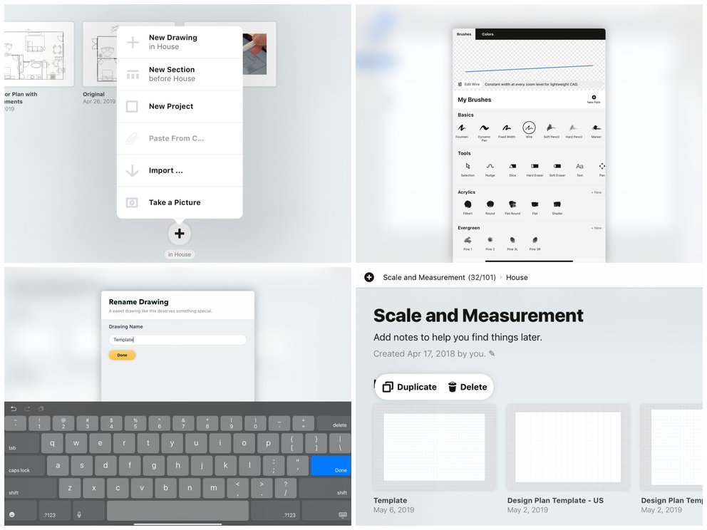 Creating a Project Template • Concepts App • Infinite, Flexible Sketching