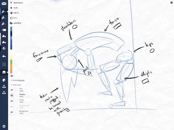 Character Sketching Basics • Concepts App • Infinite, Flexible Sketching
