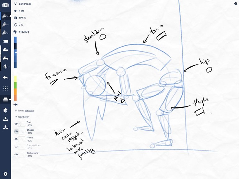 Character Sketching Basics • Concepts App • Infinite, Flexible Sketching