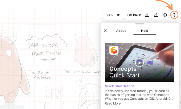 Learn the basics of Concepts • Concepts App • Infinite, Flexible Sketching