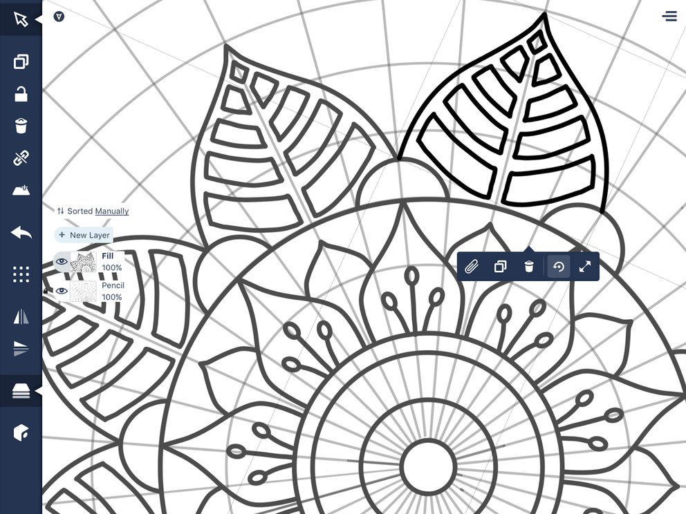 How to Draw a Mandala in Concepts • Concepts App • Infinite, Flexible ...