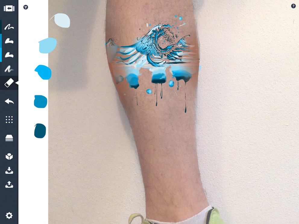 The Art and Tech of Tattoos • Concepts App • Infinite, Flexible Sketching
