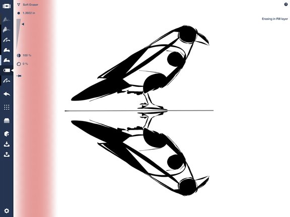 How to Make an Easy Reflection • Concepts App • Infinite, Flexible Sketching