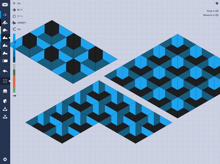 Create Your Own Geometric Illusions • Concepts App • Infinite, Flexible ...