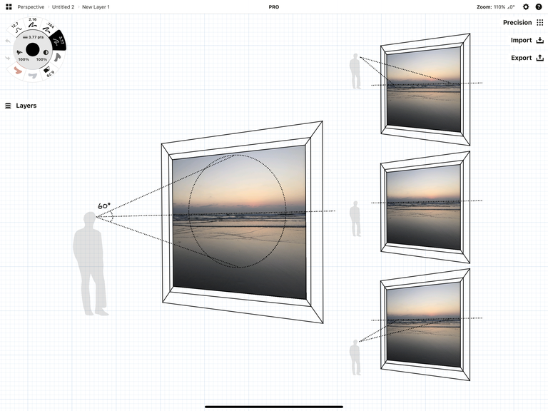 How to Sketch with a Perspective Grid • Concepts App • Infinite ...