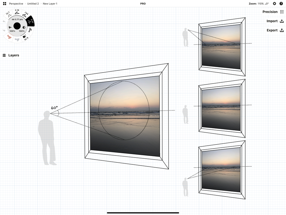 How to Sketch with a Perspective Grid • Concepts App • Infinite ...