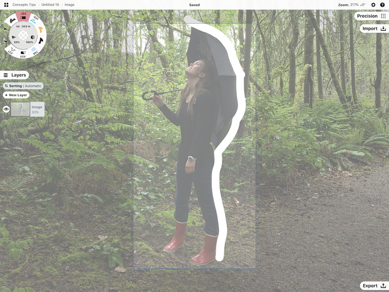 How to Make a Transparent PNG Object • Concepts App • Infinite ...